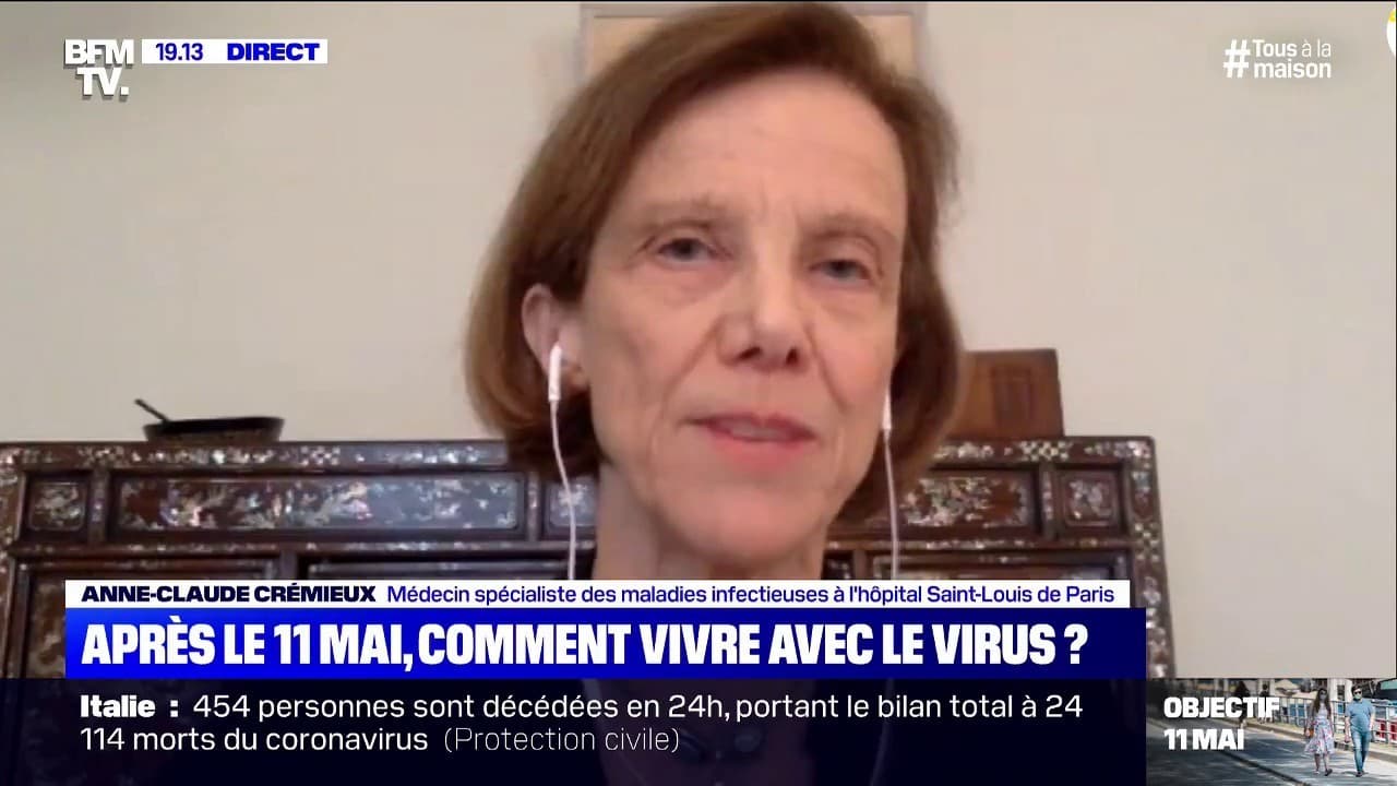Pr Anne-Claude Crémieux: "Il n'y a aucune raison d'attendre le 11 mai ...