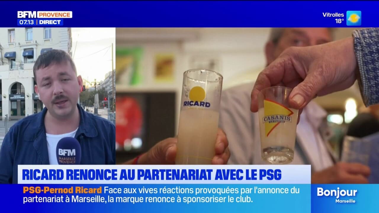 Marseille: Ricard renonce au partenariat avec le PSG