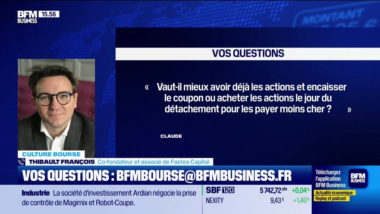 Culture Bourse : Vaut-il mieux avoir déjà les actions et encaisser le ...