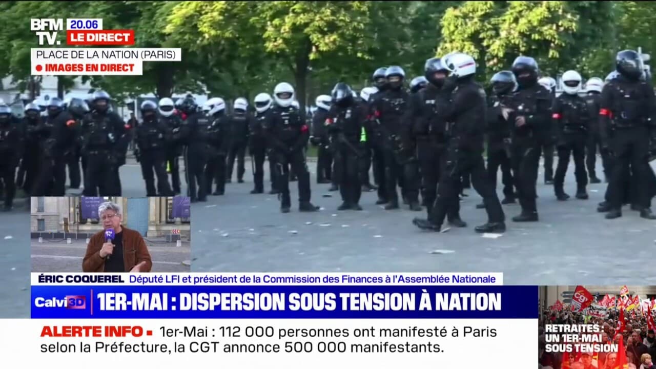 Manifestations du 1er-Mai: Éric Coquerel (LFI- Nupes) estime que les ...