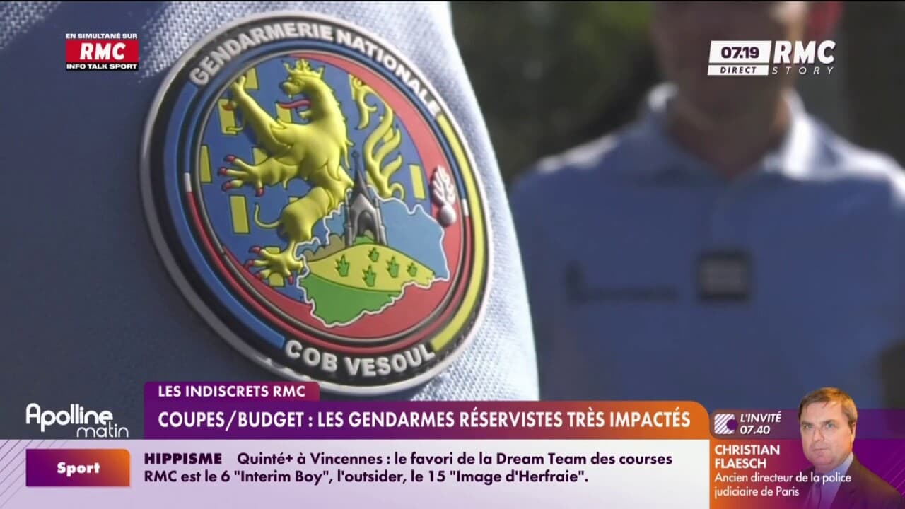 Budget 2025: les gendarmes réservistes très impactés