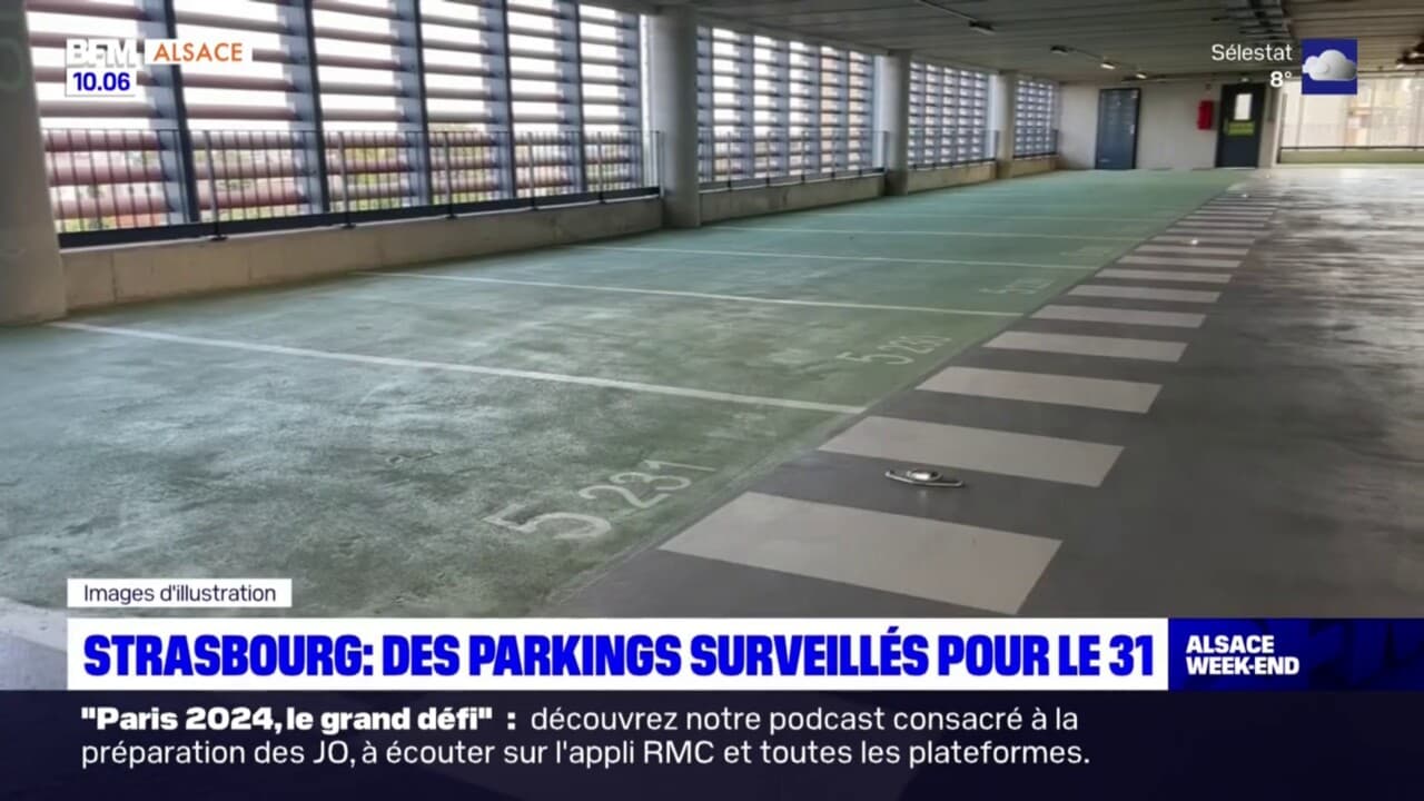 Strasbourg: des parkings surveillés pour le 31