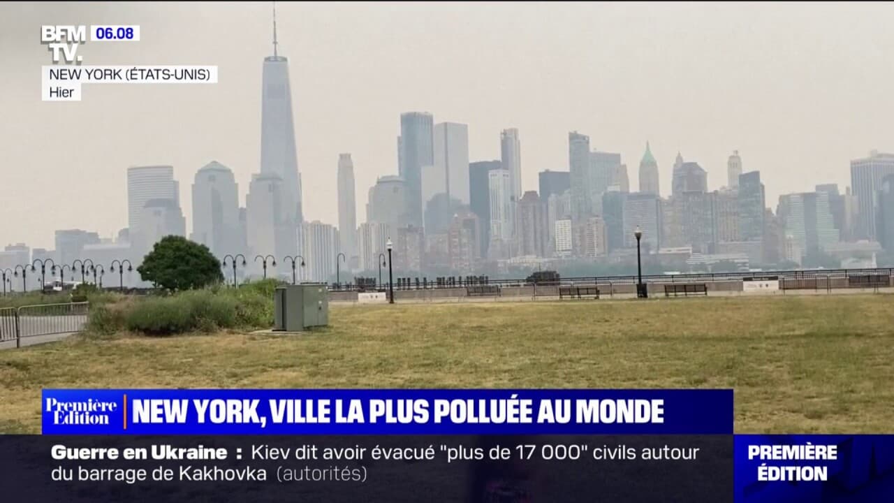 New York touchée par la fumée des incendies au Canada