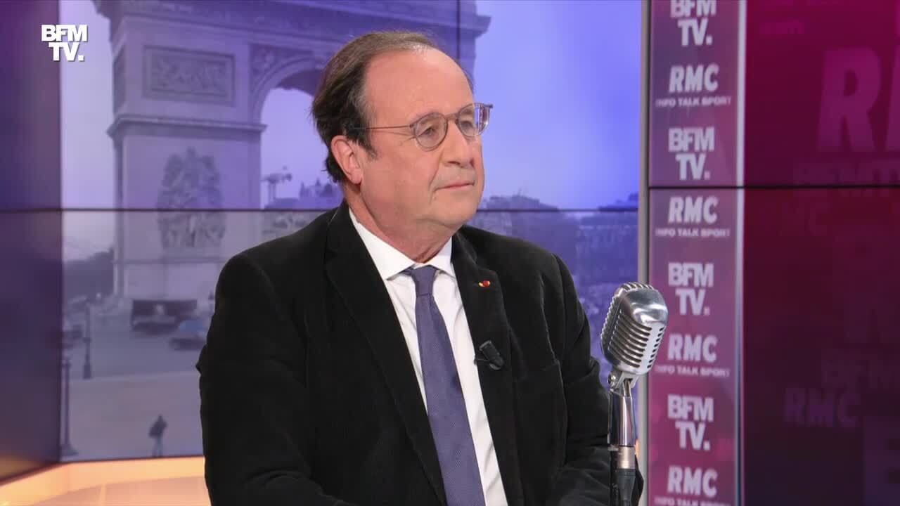 François Hollande face à Philippe Corbé en direct - 22/02