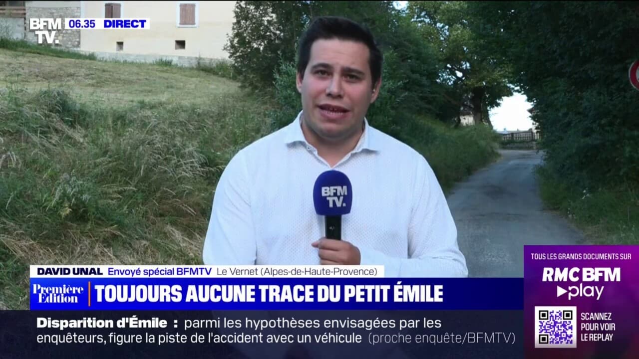 Disparition d'Émile: les recherches vont être élargies ce mercredi, le ...