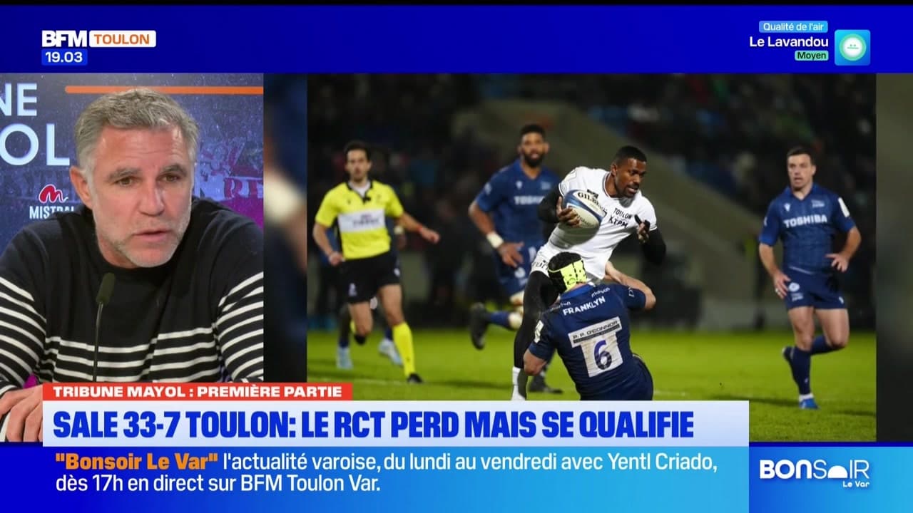Tribune Mayol du lundi 20 janvier - Sale 33-7 Toulon : le RCT perd mais ...