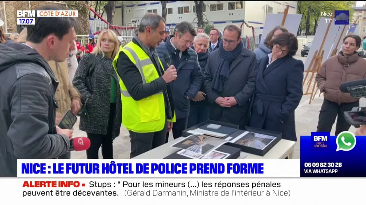 Nice: le futur hôtel de police prend forme