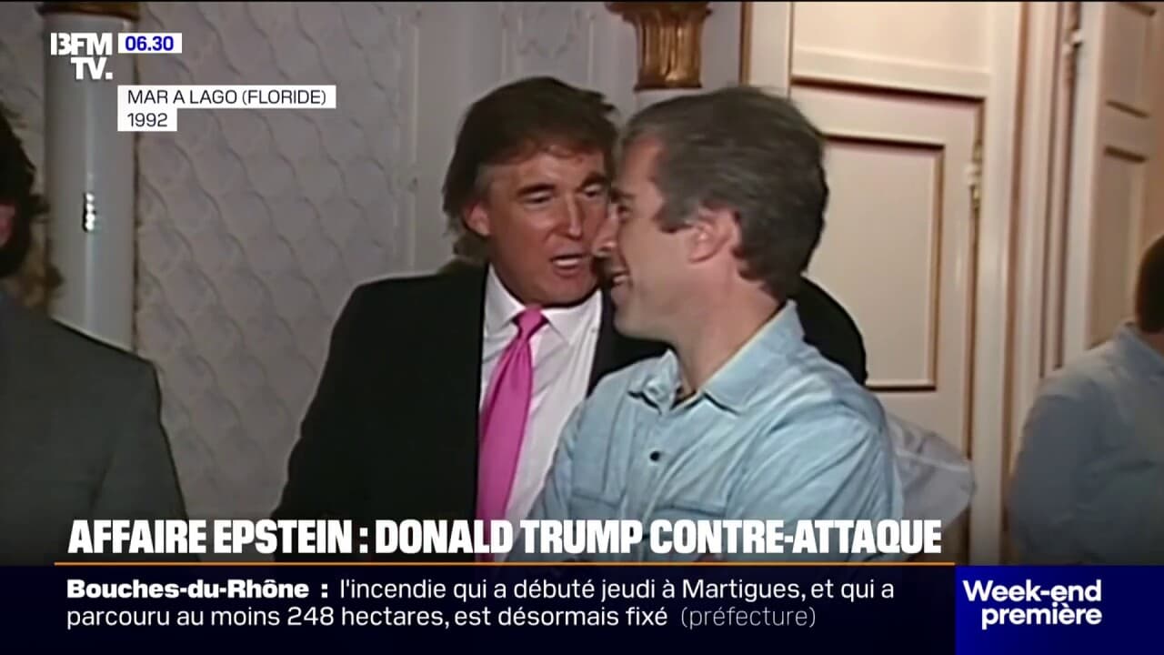 Affaire Epstein: le Wall Street Journal révèle un message de Donald ...