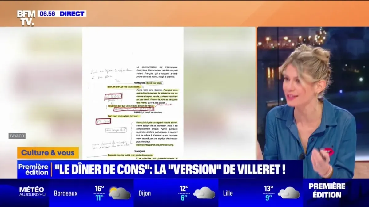 "Le Dîner de cons": le texte de la pièce de théâtre publié avec les ...