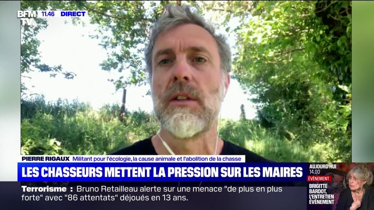 Chasseurs: "Ces gens, il faut les raisonner", réagit Pierre Rigaux ...