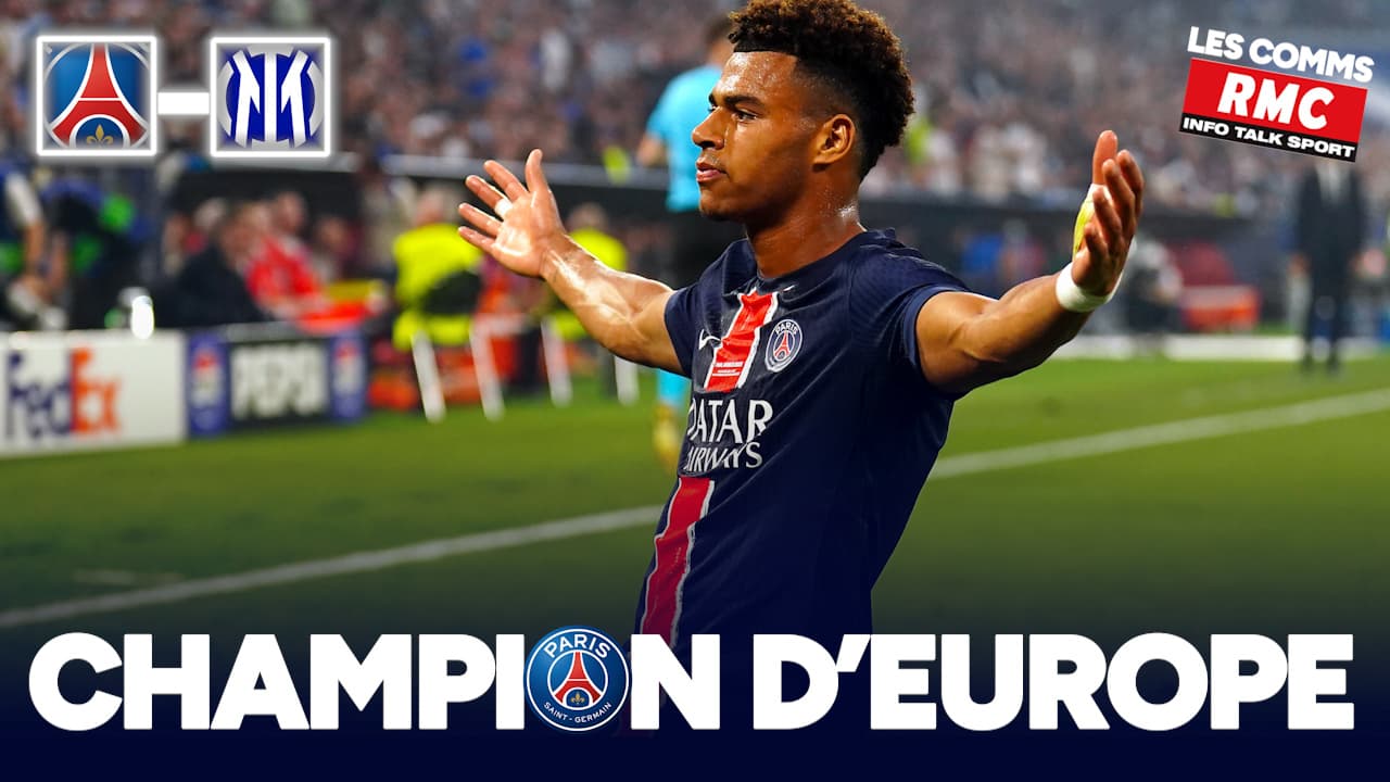PSG 5-0 Inter : Paris champion d'Europe, les comms RMC