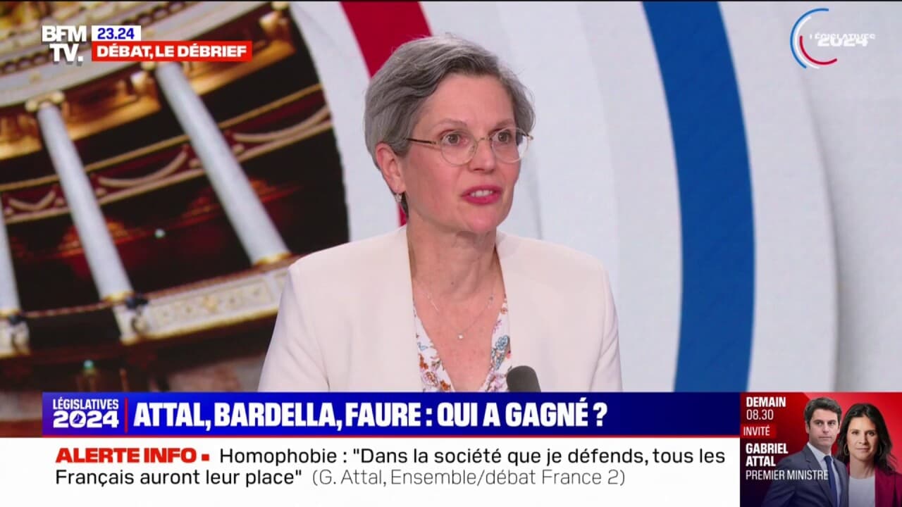 Sandrine Rousseau (Nouveau Front populaire): "Toutes les personnes qui ...