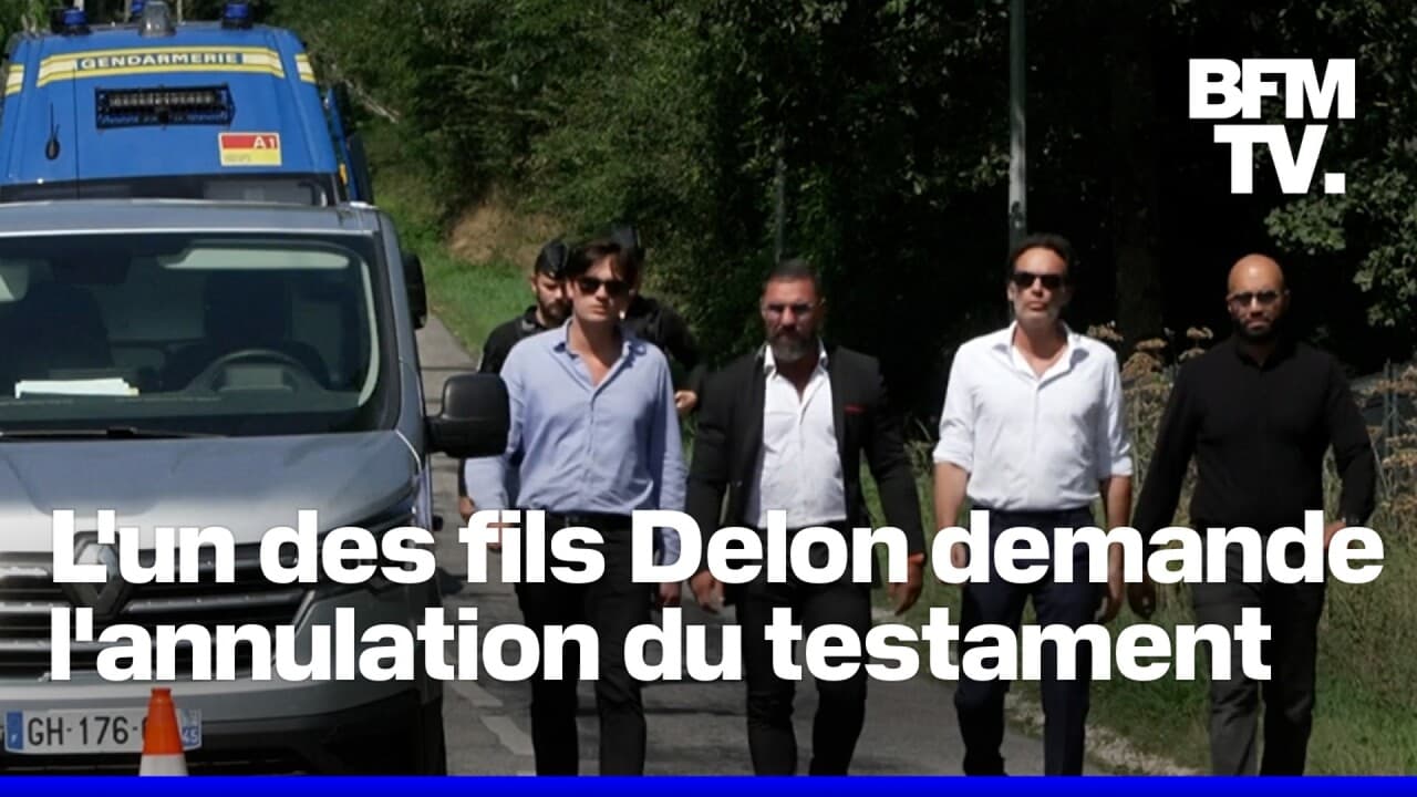 Succession d'Alain Delon: le plus jeune fils de l'acteur demande l ...