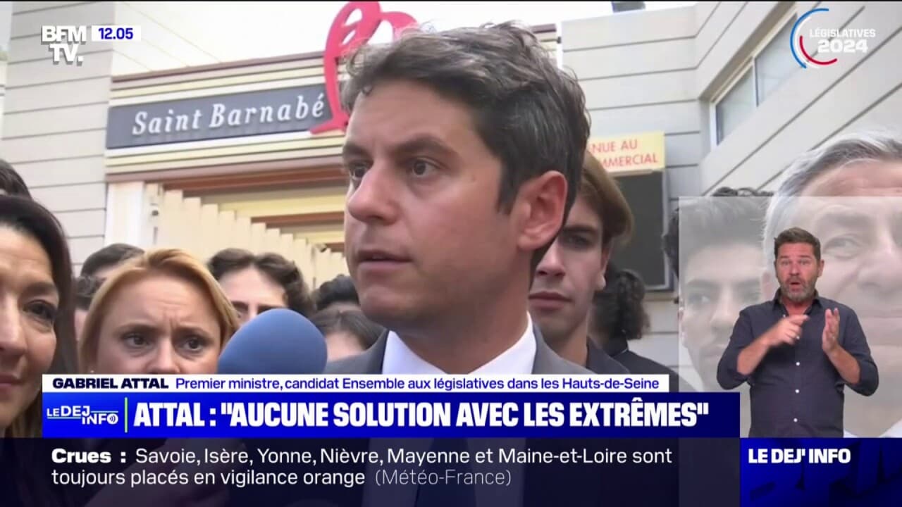 "Il fond comme neige au soleil": Gabriel Attal évoque le programme du ...