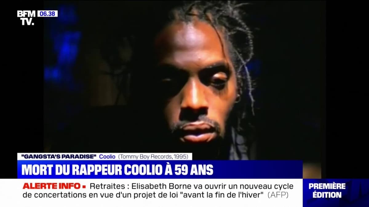 Le rappeur américain Coolio, connu pour son tube "Gangsta's Paradise ...