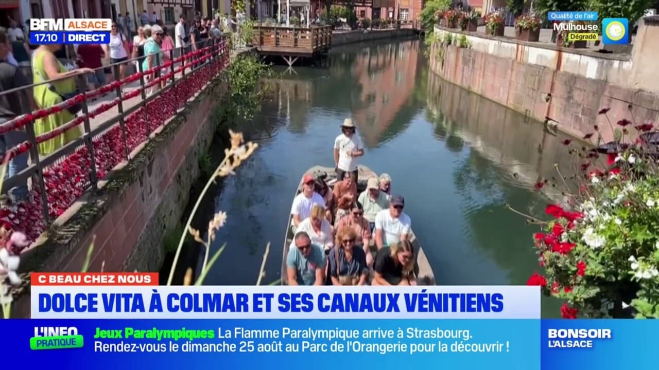 C Beau chez nous: la Dolce Vita à Colmar et ses canaux vénitiens