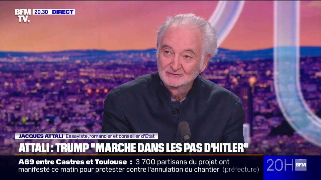 Jacques Attali: "Je ne dis pas que Donald Trump est Hitler, mais il y a des parallèles"
