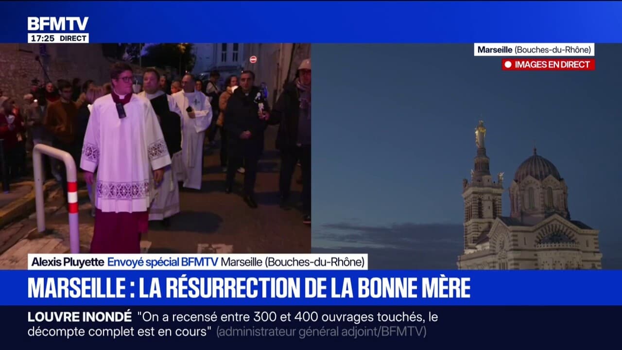 Statue de la Bonne Mère à Marseille: la procession a commencé dans la ...
