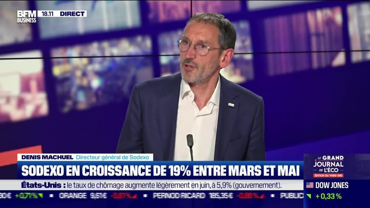 Denis Machuel (Sodexo) : Sodexo en croissance de 19% entre mars et mai ...