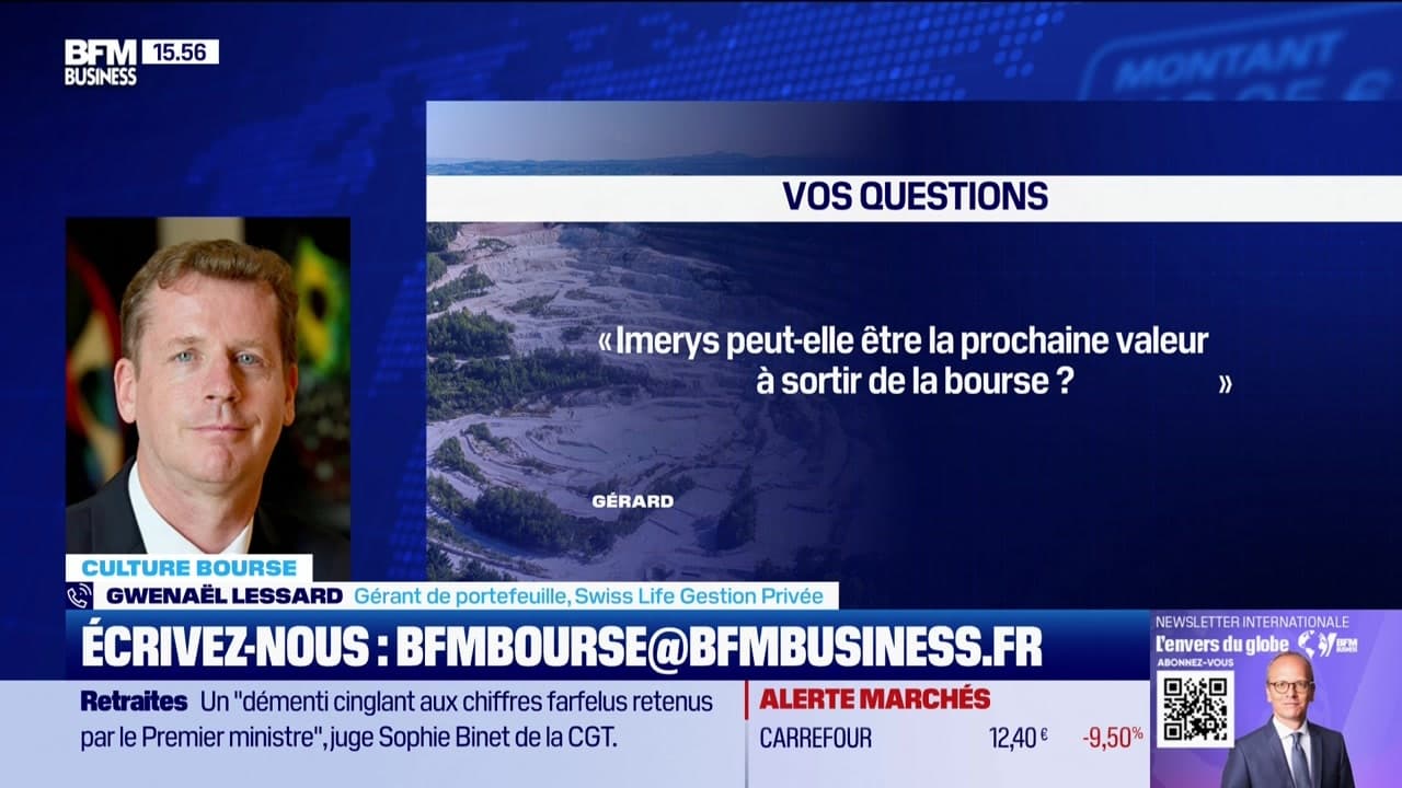 Culture Bourse : "Imerys peut-elle être la prochaine valeur à sortir de la bourse", par Aude ...
