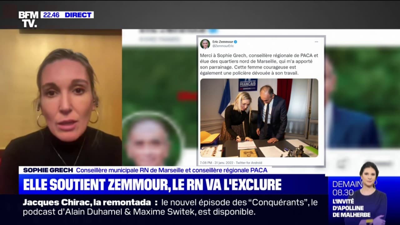 Sophie Grech explique ne pas vouloir quitter le RN après avoir donné ...
