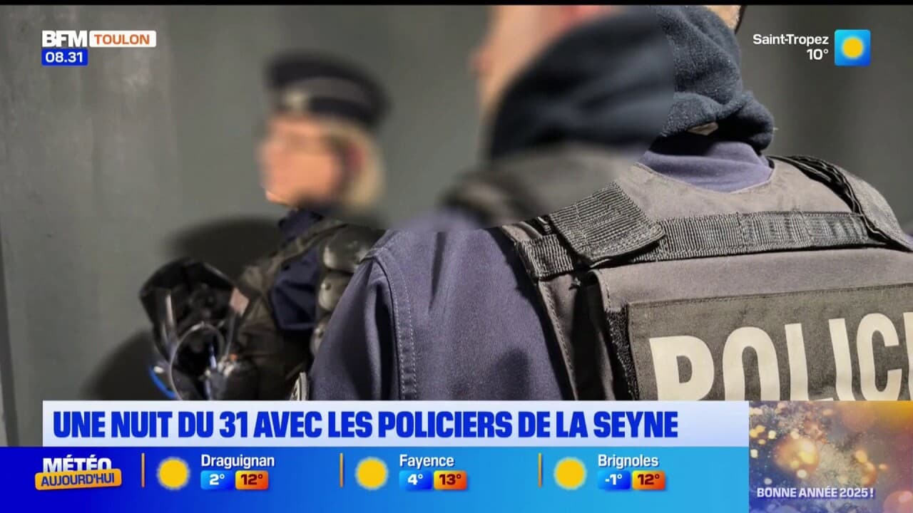 Nuit de la Saint-Sylvestre: immersion avec les policiers de la Seyne-sur-Mer