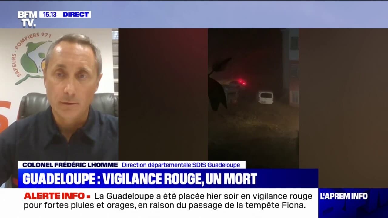 Tempête Fiona en Guadeloupe: la direction départementale du SDIS fait ... Tempête Fiona en Guadeloupe: la direction départementale du SDIS fait ...