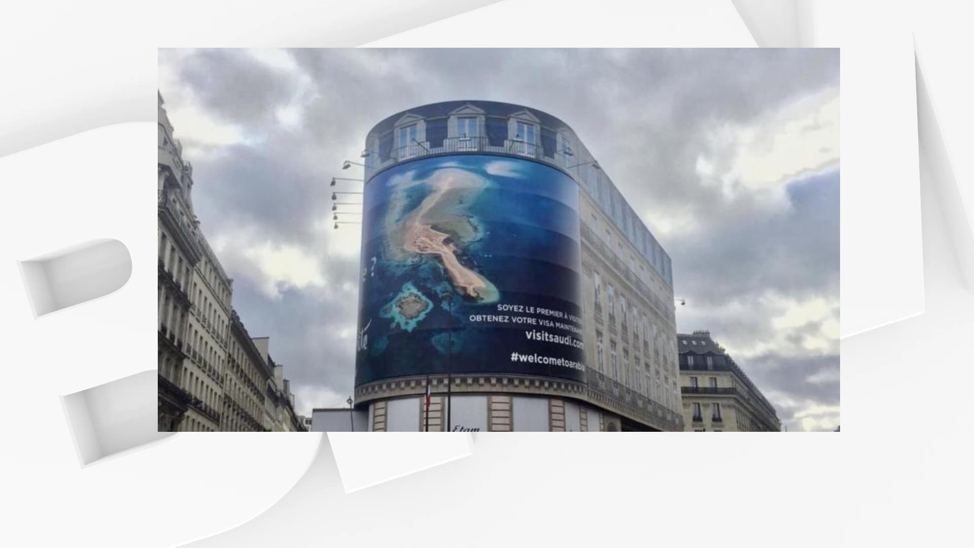 Paris Rsf Porte Plainte Contre Une Affiche Géante Vantant Le Tourisme