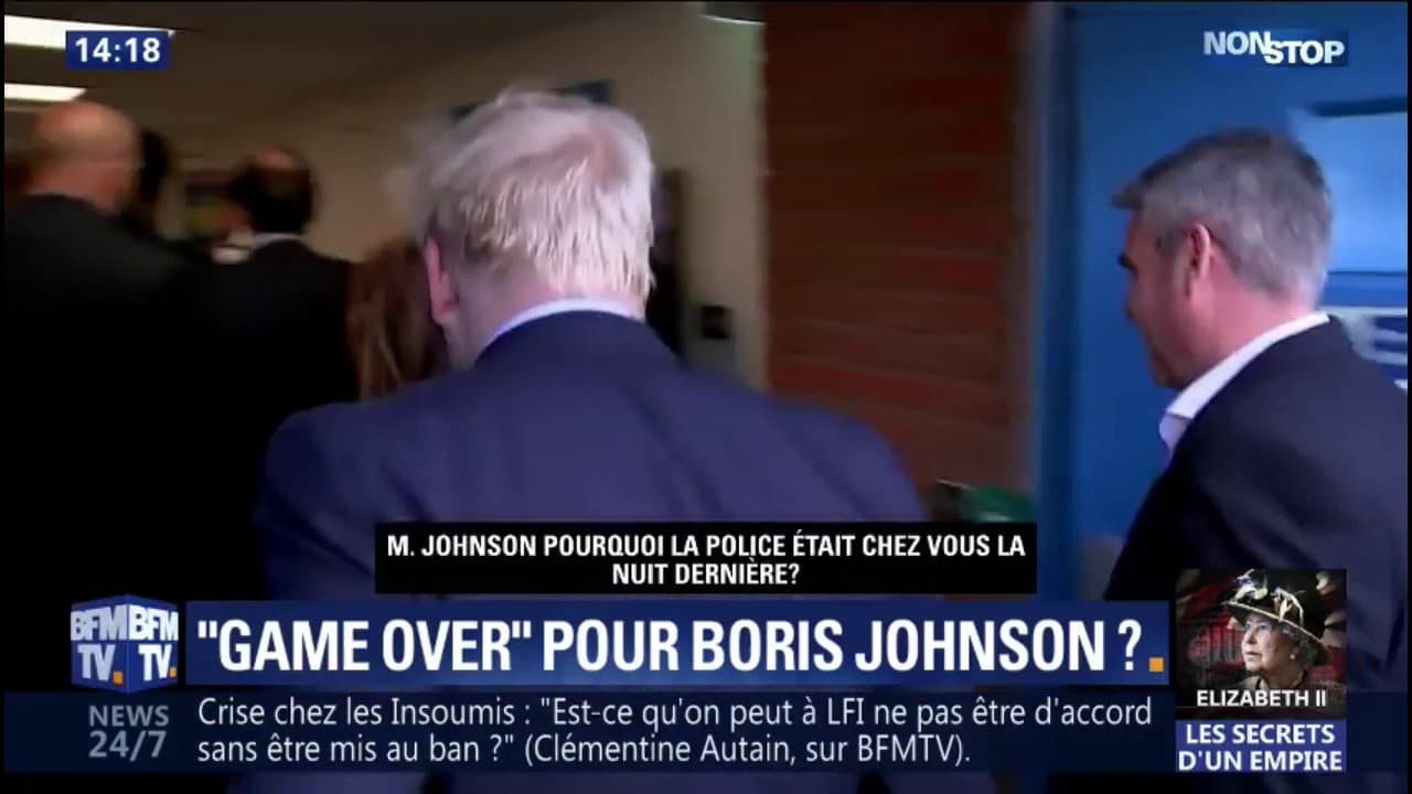 Grande-Bretagne: La police intervient chez Boris Johnson pour une ...