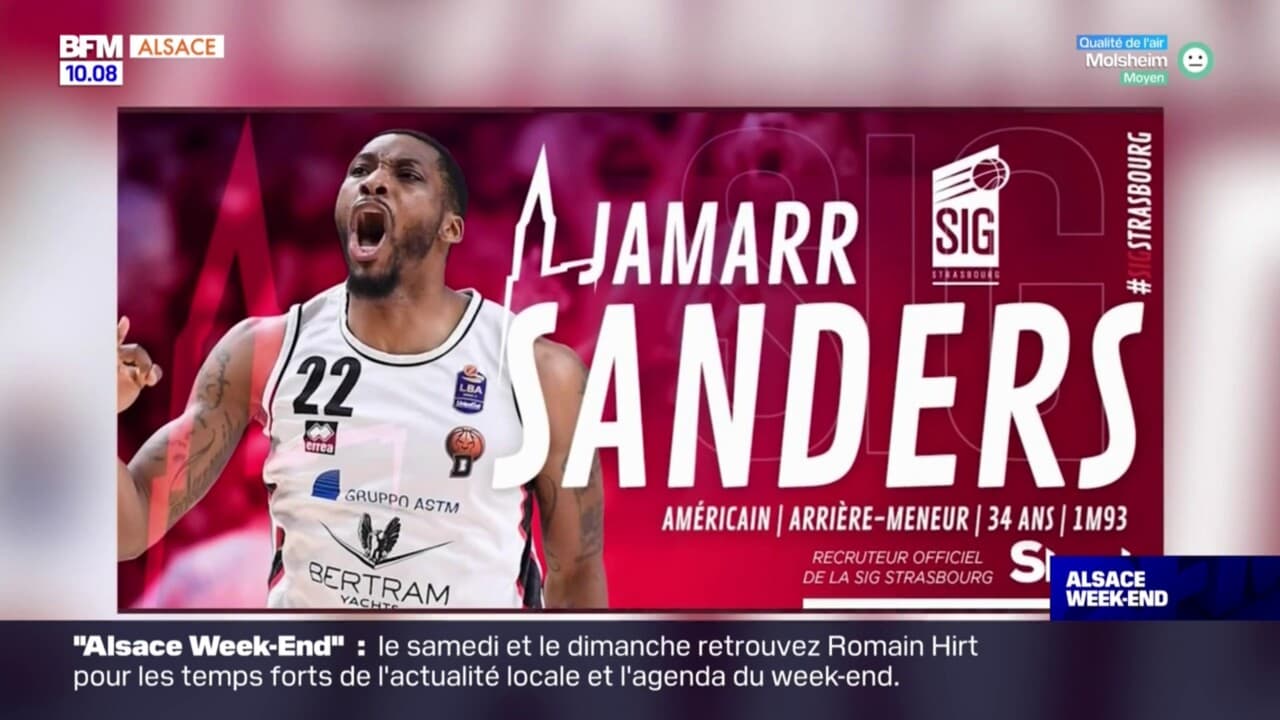Le Sig Strasbourg recrute Jamarr Sanders