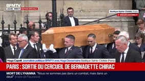 Le cercueil de l'ancienne Première dame Bernadette Chirac entre dans la ...