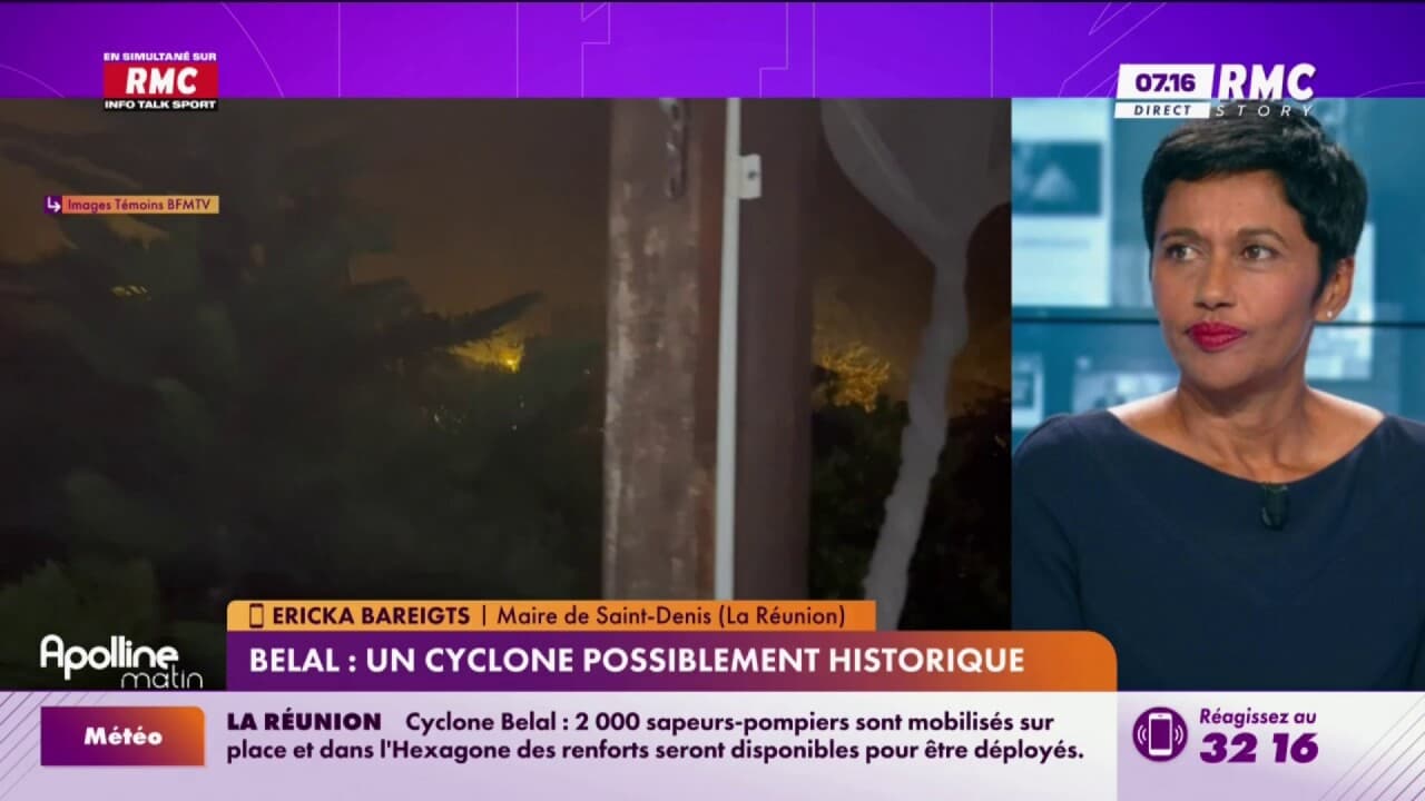 Cyclone Belal : "C'est très impressionnant"