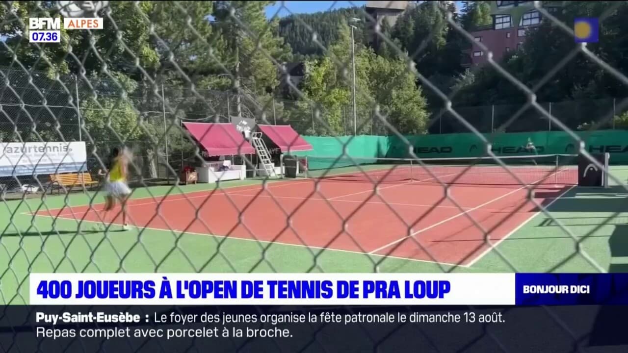 Pra Loup: plus de 400 joueurs réunis pour l'Open de tennis