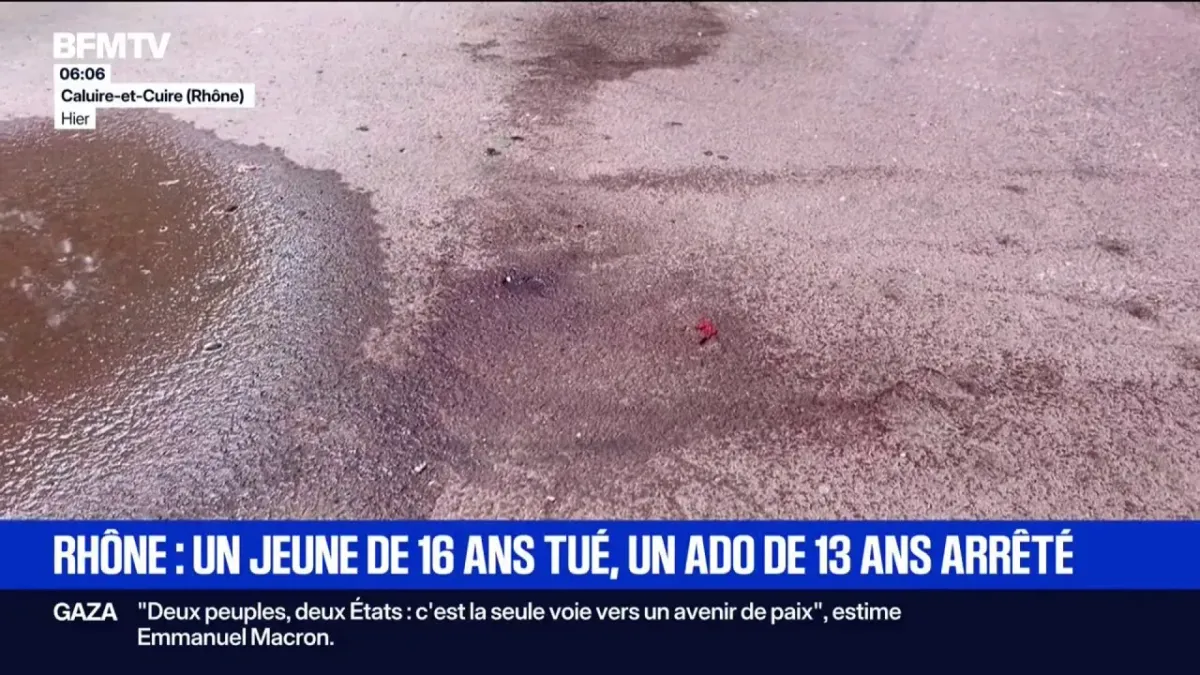 Un adolescent de 13 ans en garde à vue après le meurtre d’un jeune de 16 ans près de Lyon