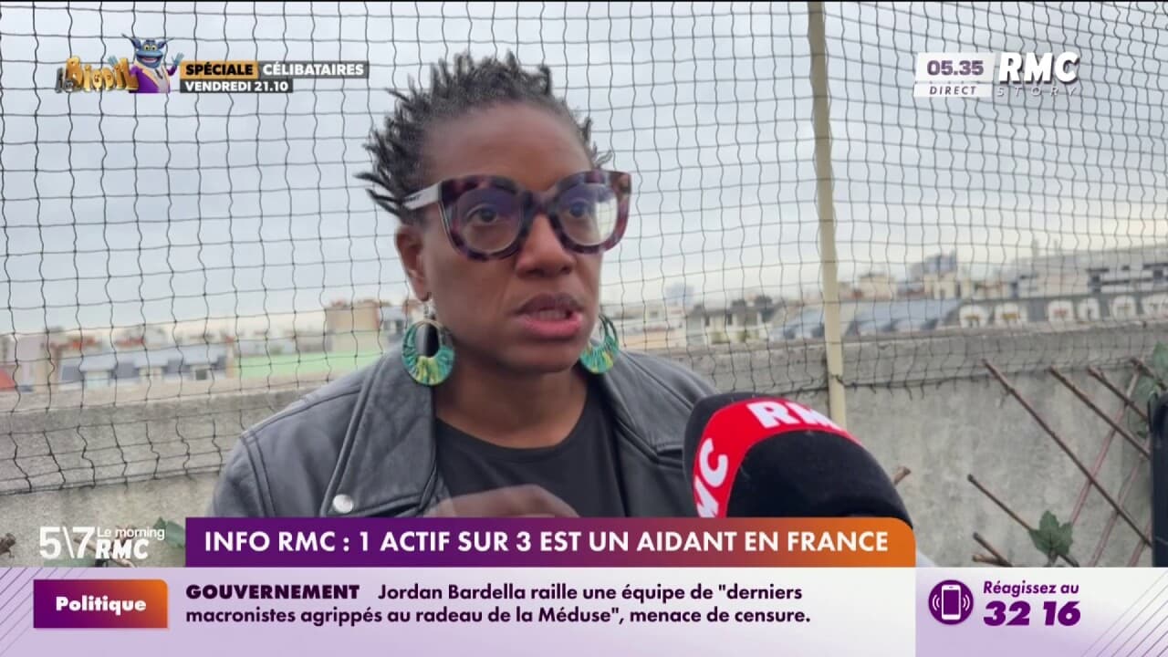 Info RMC : 1 actif sur 3 est un aidant en France