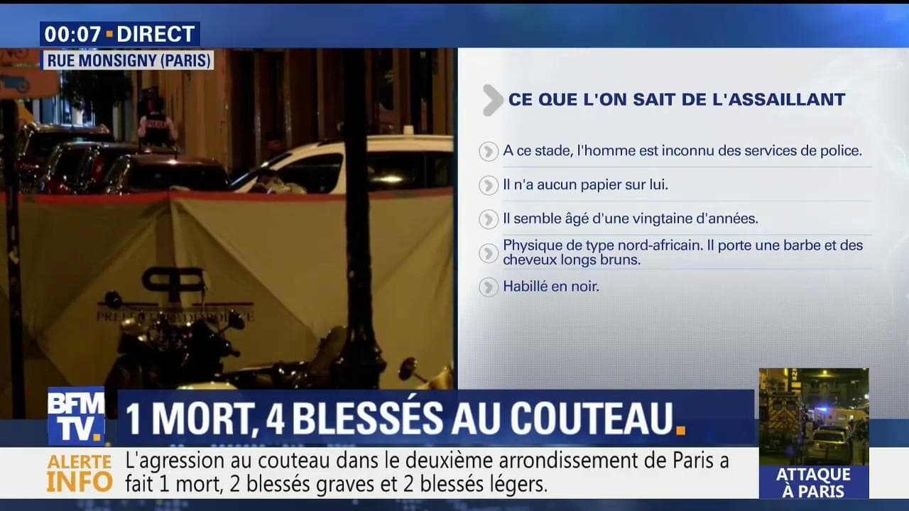 Attaque Au Couteau à Paris Ce Que Lon Sait De Lassaillant
