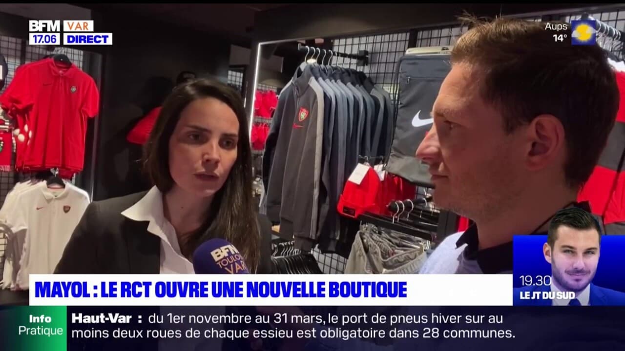 RCT: le club ouvre une nouvelle boutique au stade Mayol