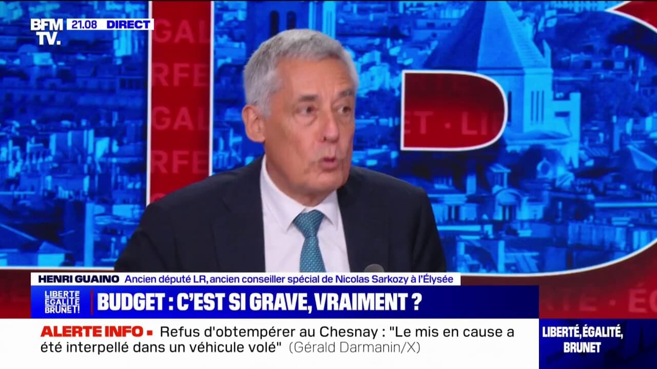 Budget 2025: augmenter les impôts "ne résoudra rien", assure Henri Guaino, ancien député LR