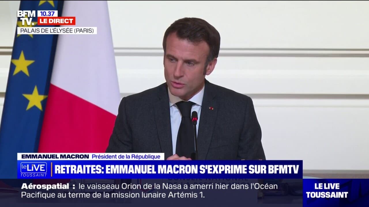 Emmanuel Macron annonce que le projet de loi du gouvernement sur les ...
