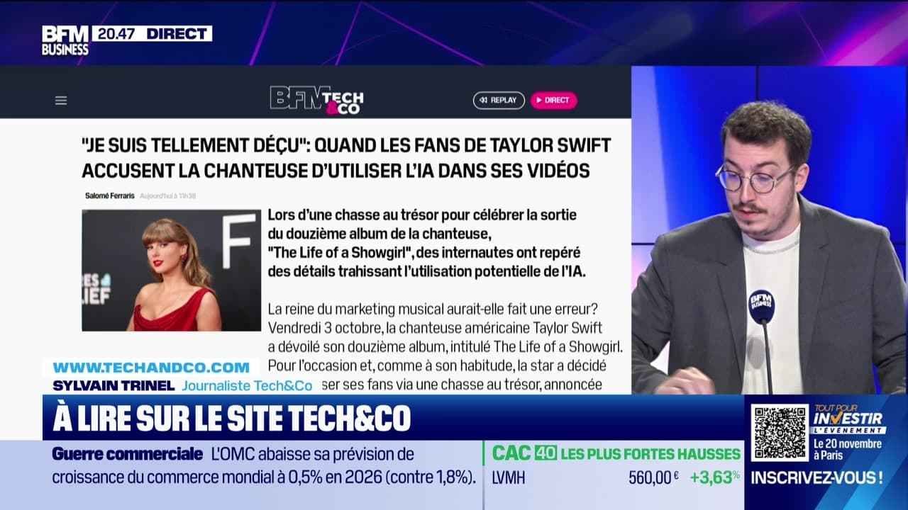 À lire sur le site Tech&Co : Quand les fans de Taylor Swift accusent la ...