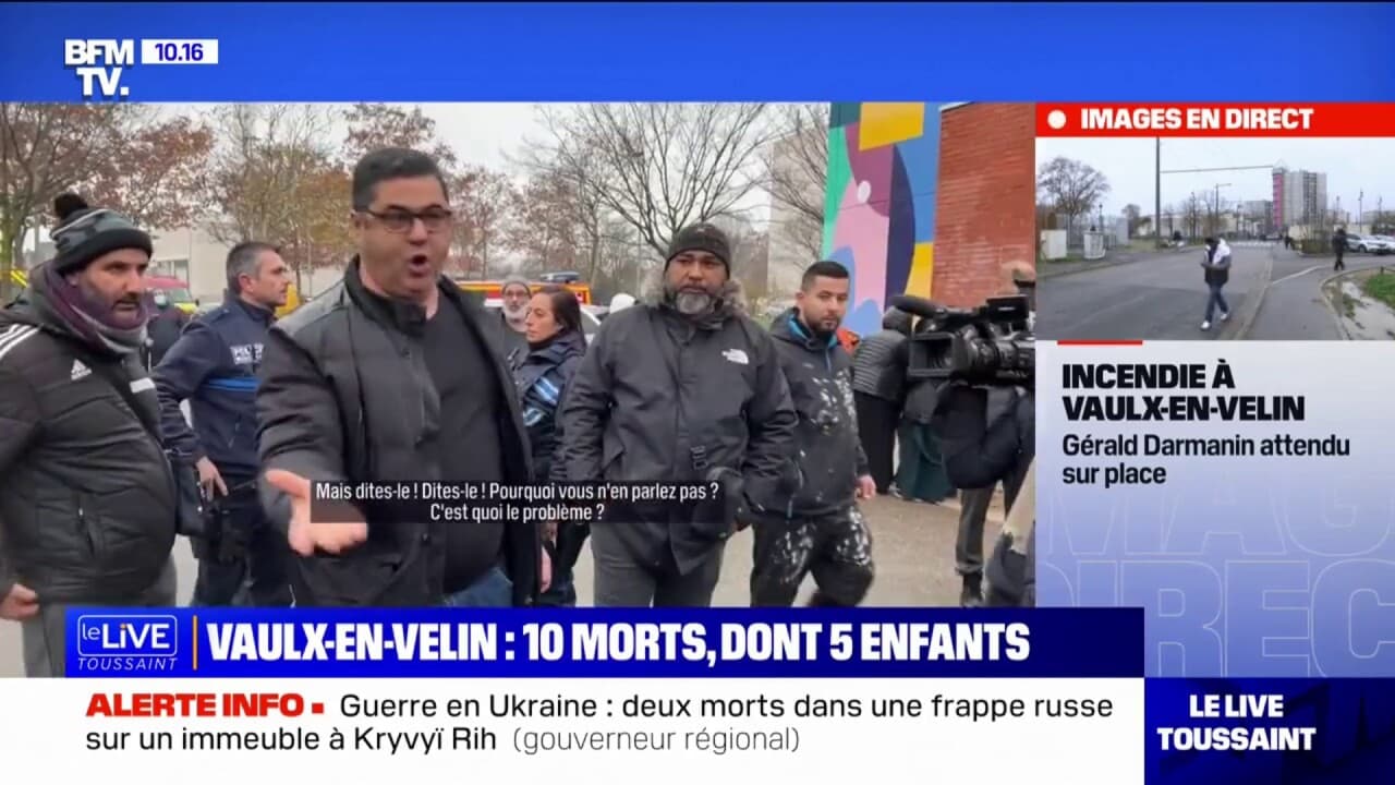 Incendie à Vaulx-en-Velin: la maire interpellée sur place par des ...