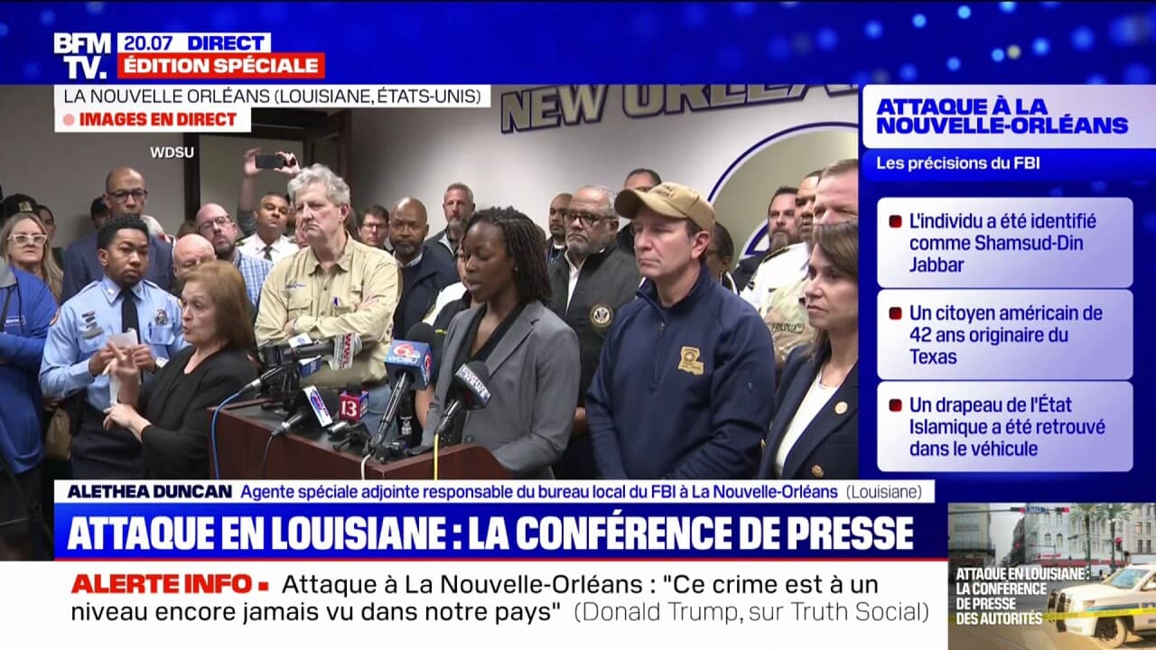 Attaque à la Nouvelle-Orléans: "On a trouvé un drapeau de Daesh ...