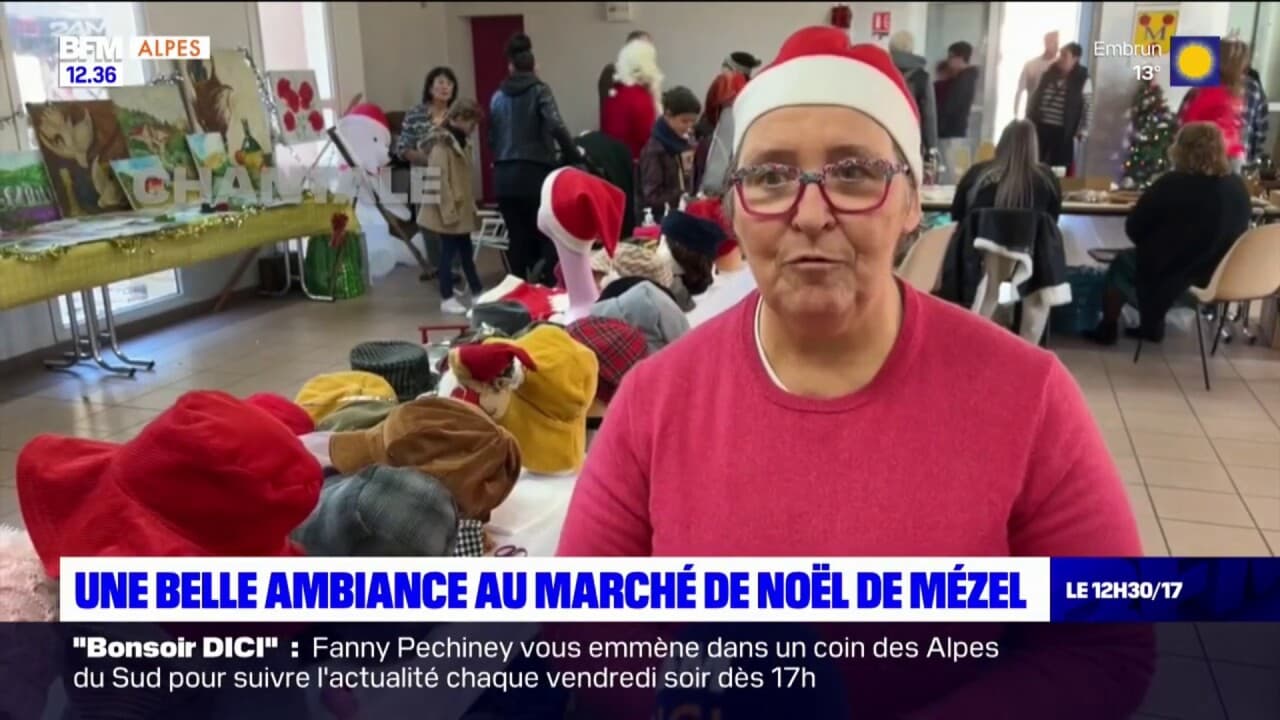 Mézel: gros succès et belle ambiance pour le marché de Noël Mézel: gros succès et belle ambiance pour le marché de Noël