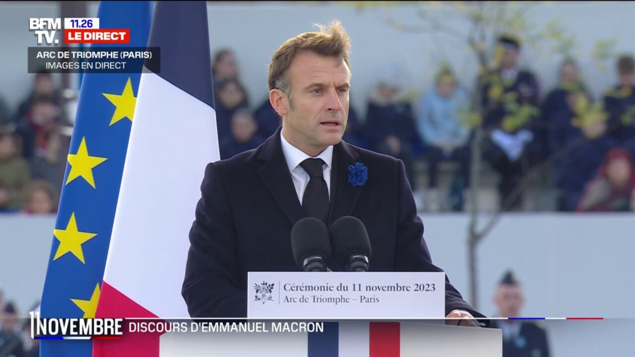 "La nation n'oublie pas": Emmanuel Macron s'exprime sur le ravivage de ...