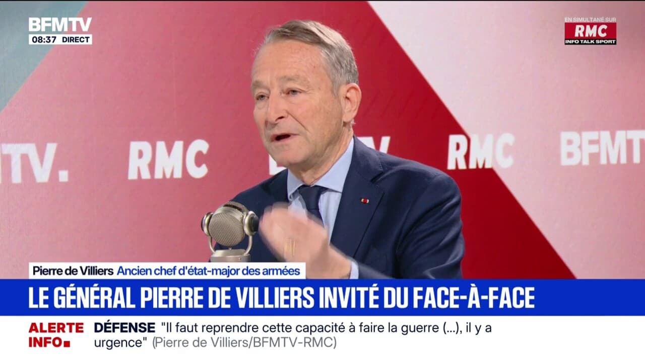 Pierre de Villiers, ancien chef d'état-major des armées: "Il faut ...