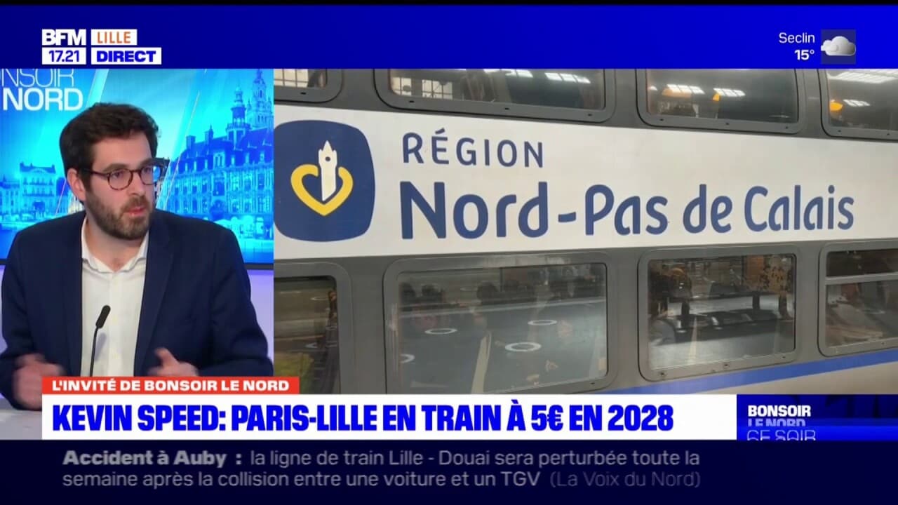 Kevin Speed: des billets Paris-Lille à petits prix dès 2028, un projet ...