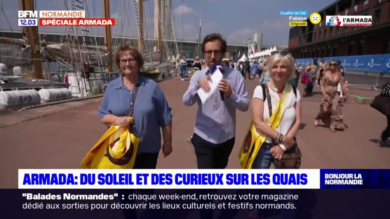 Armada 2023: les visiteurs présents sur les quais de Rouen pour admirer ...