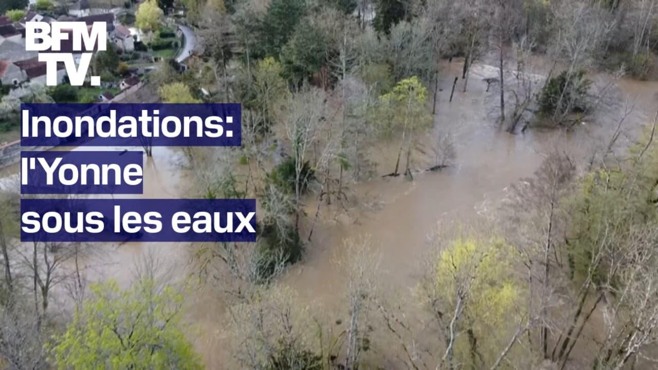 Inondations: l'Yonne sous les eaux