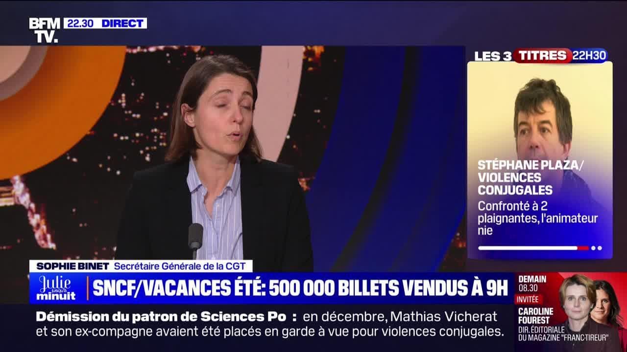 Sophie Binet (CGT): "Personne, à aucun endroit, n'est capable de nous dire comment va s ...