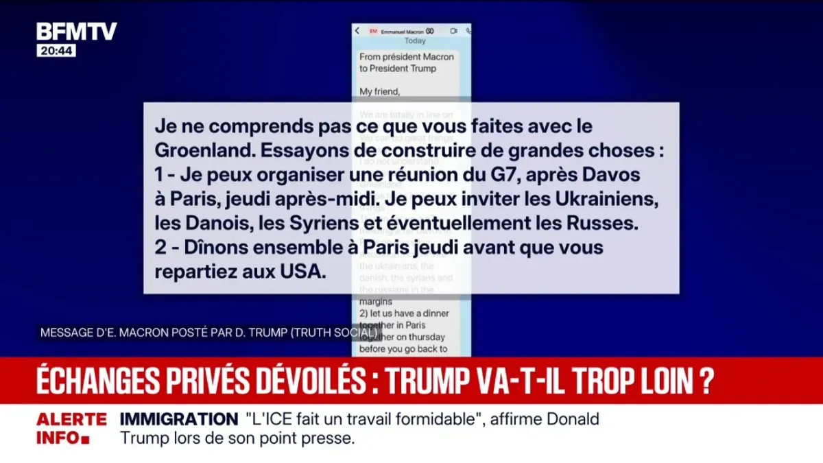 Échanges privés entre Emmanuel Macron et Donald Trump : retour sur les ...